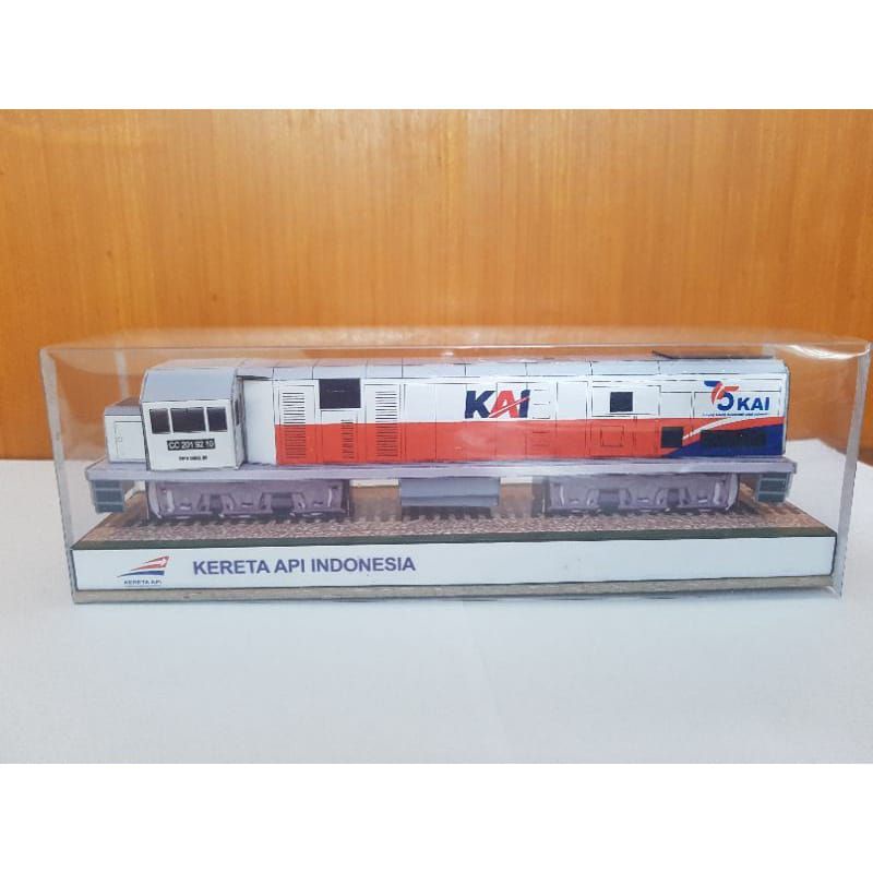 Jual Miniatur papercraft Kereta api kertas CC201 | Shopee Indonesia