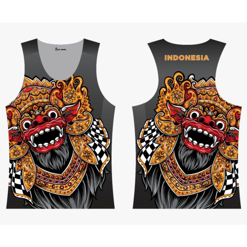 Jual SINGLET BARONG GARDIENT BLACK | Shopee Indonesia