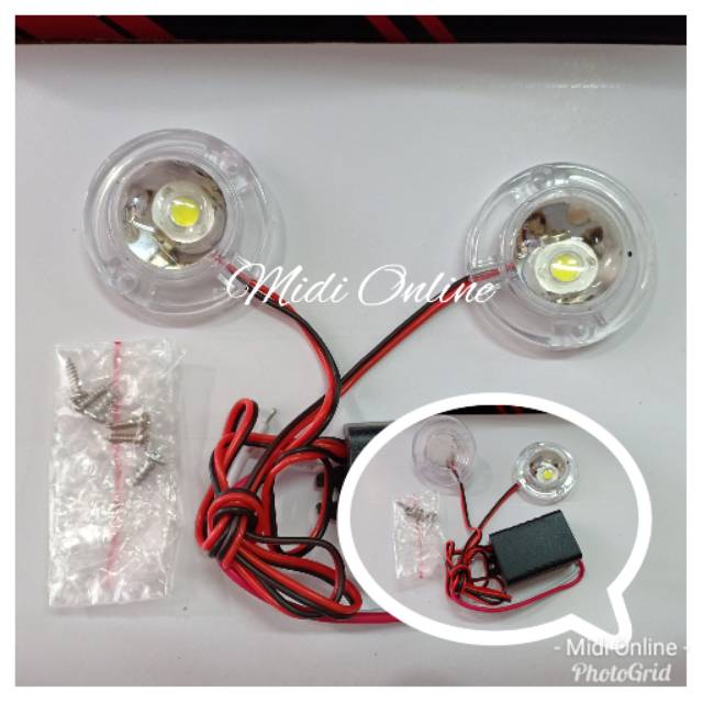 Jual Lampu Led Kedip 1 Mata - Lampu Flash Satu Mata - Lampu Led Universal Kedip - Lampu Strobo ...