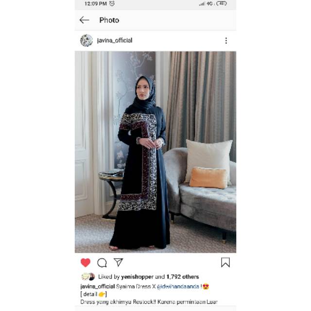 Jual Syaima Dress by Javina Official (Freebooked semua ukuran S-XXL ...