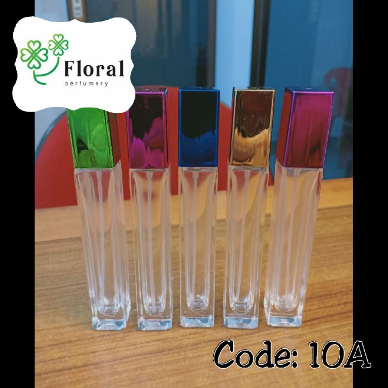 Jual Floral Perfumery - Botol parfum kosong ukr 10ml - Code 10A (MINIMAL ORDER 12PCS) | Shopee ...