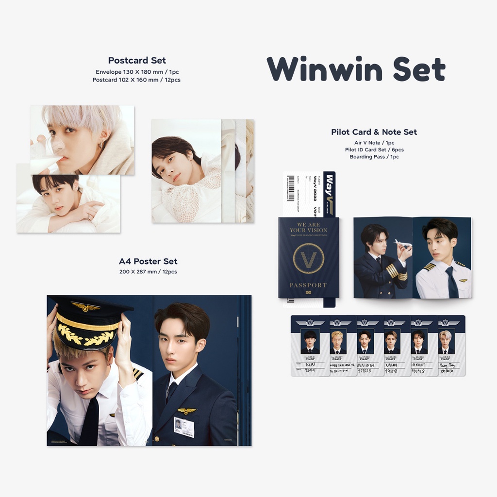 Jual [READY] WAYV: SEASON GREETING - Desk Calendar/Diary/Sticker/Mini ...