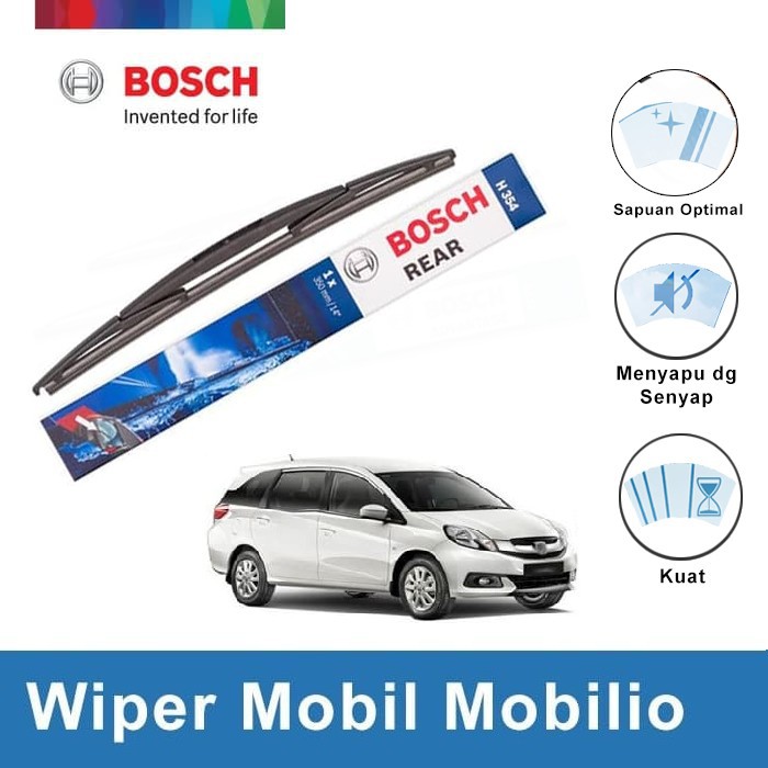 Jual Wiper Belakang Bosch Mobil Honda Mobilio Rock Lock H354 | Shopee ...