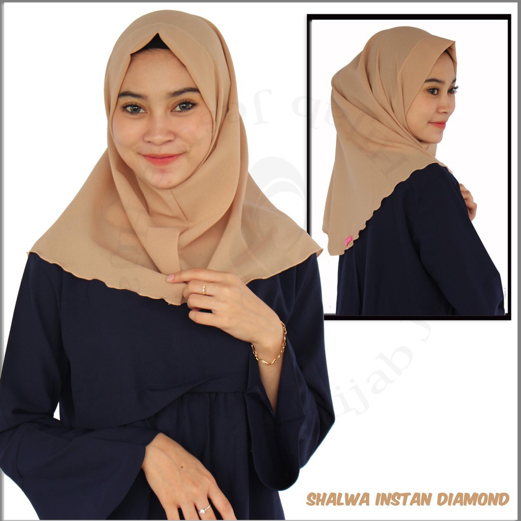 Jual HIT - HIJAB INSTAN SHALWA DIAMOND / SHALWA BUBBLE / 1 LAYER / 1 ...