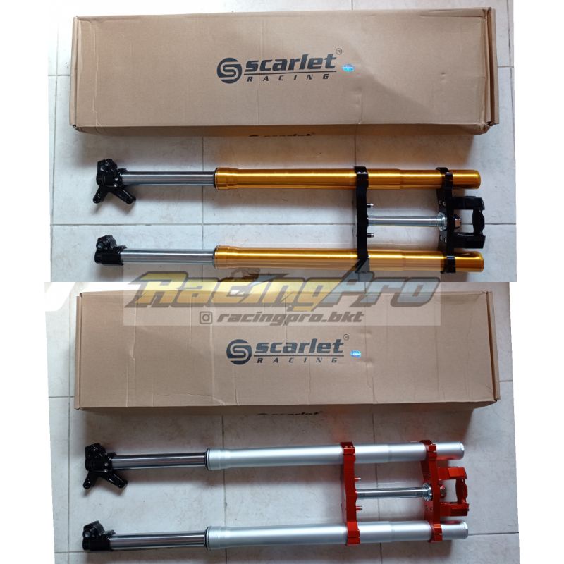 Jual UPSIDE DOWN USD Shock Depan CROSS MX SCARLET KLX 150 Plus Bearing ORIGINAL SCARLET | Shopee ...