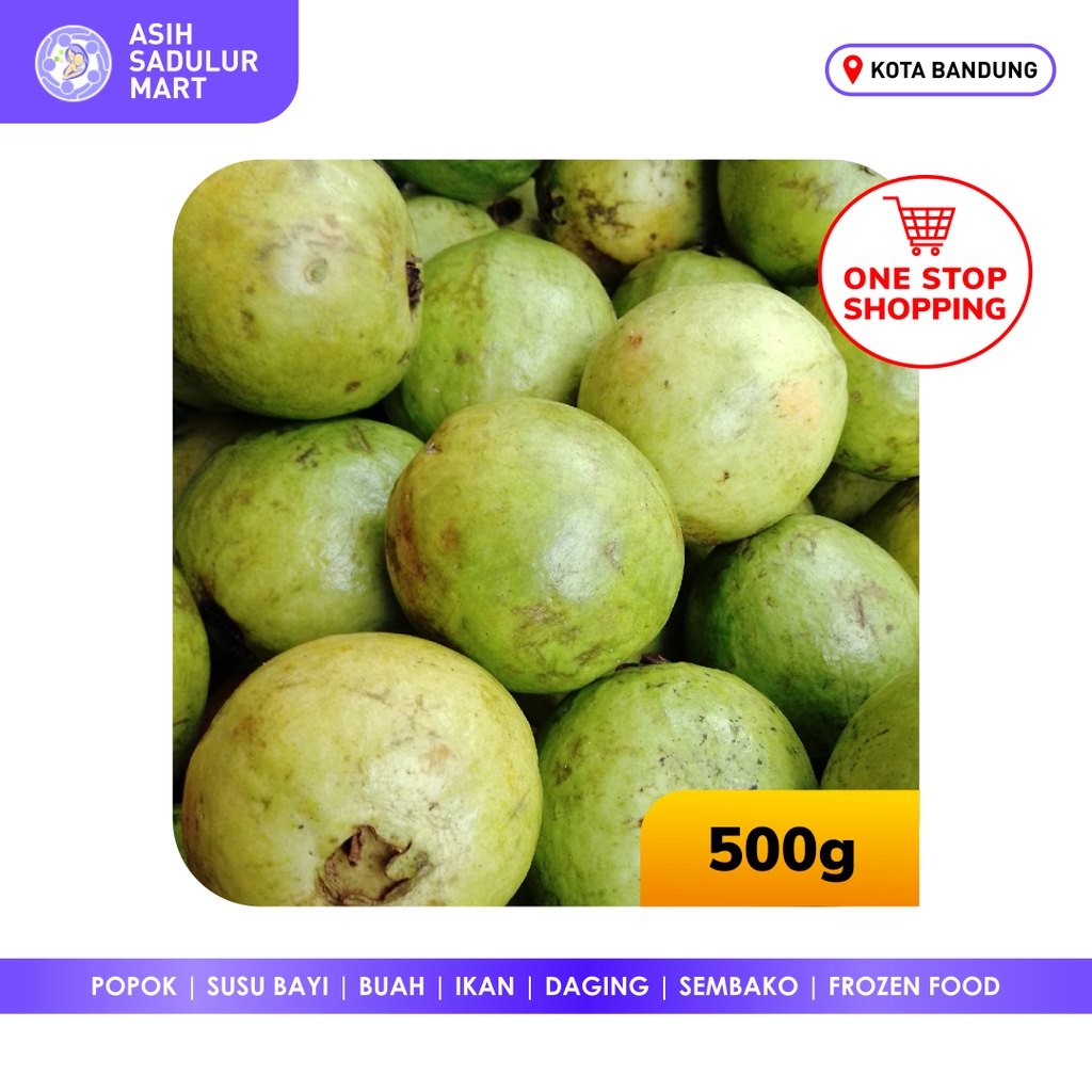 Jual Jambu Kristal / Crystal Guava 500g 1kg Buah Segar Bandung | Asih ...