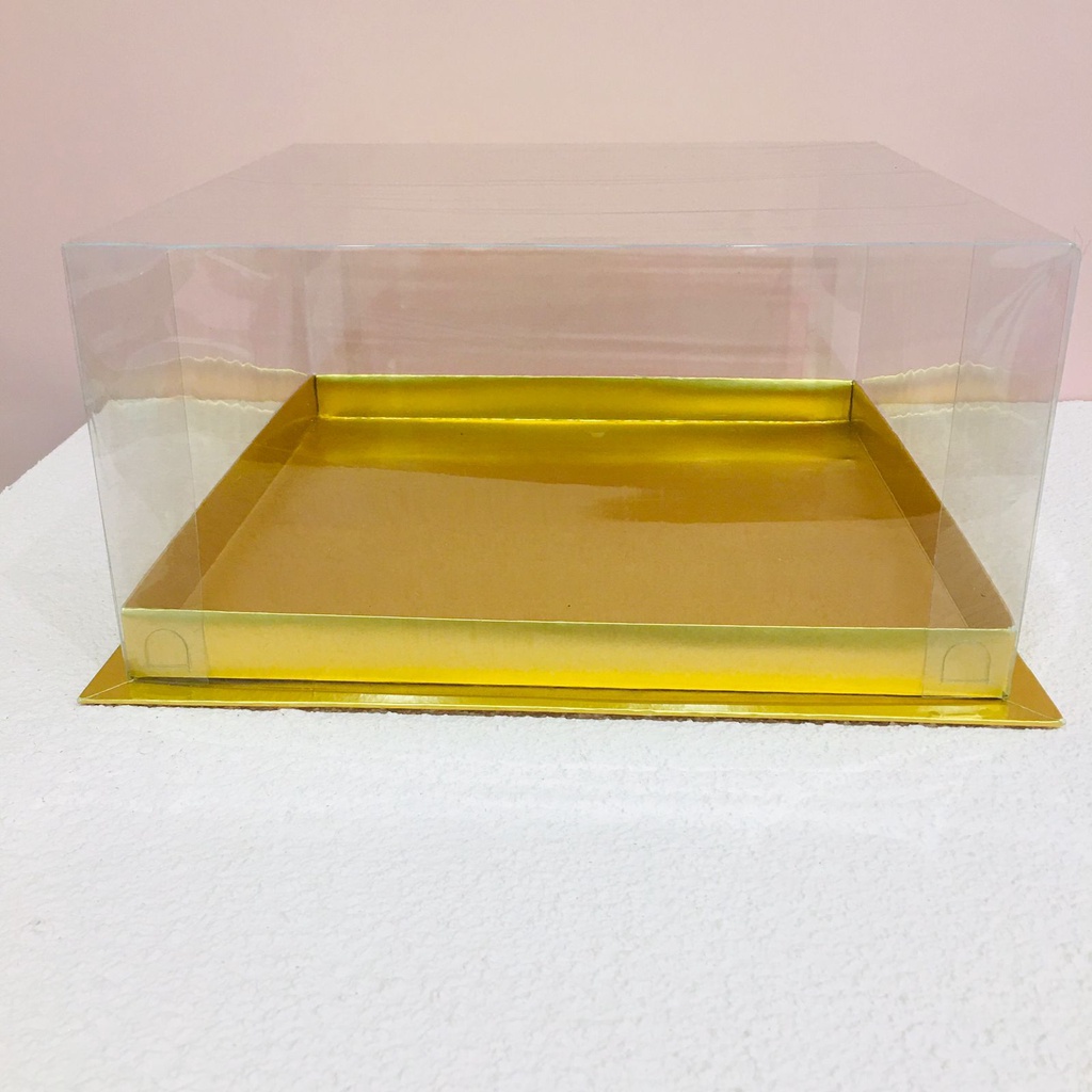 Jual Kotak Kue Mika Gold 25 Cm | Shopee Indonesia