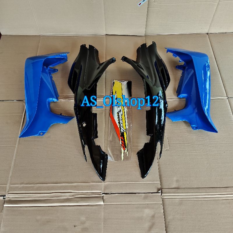 Jual PROMO!! BODY BELAKANG DAN SAYAP PLUS STRIPING SMASH 110 LAMA BIRU ...