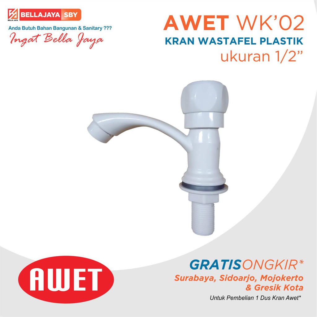 Jual Kran Wastafel AWET WK 02 | Shopee Indonesia