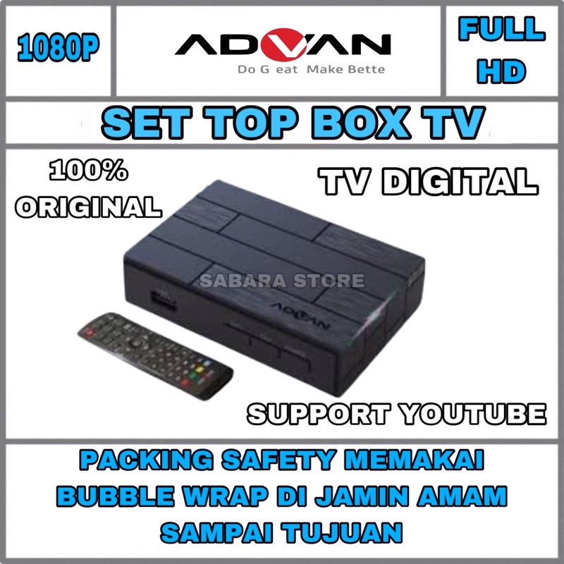 Jual ADVAN DIGIPRO DVBT2 DVB-10KK Set Top Box TV DIGITAL STB FULL HD ...