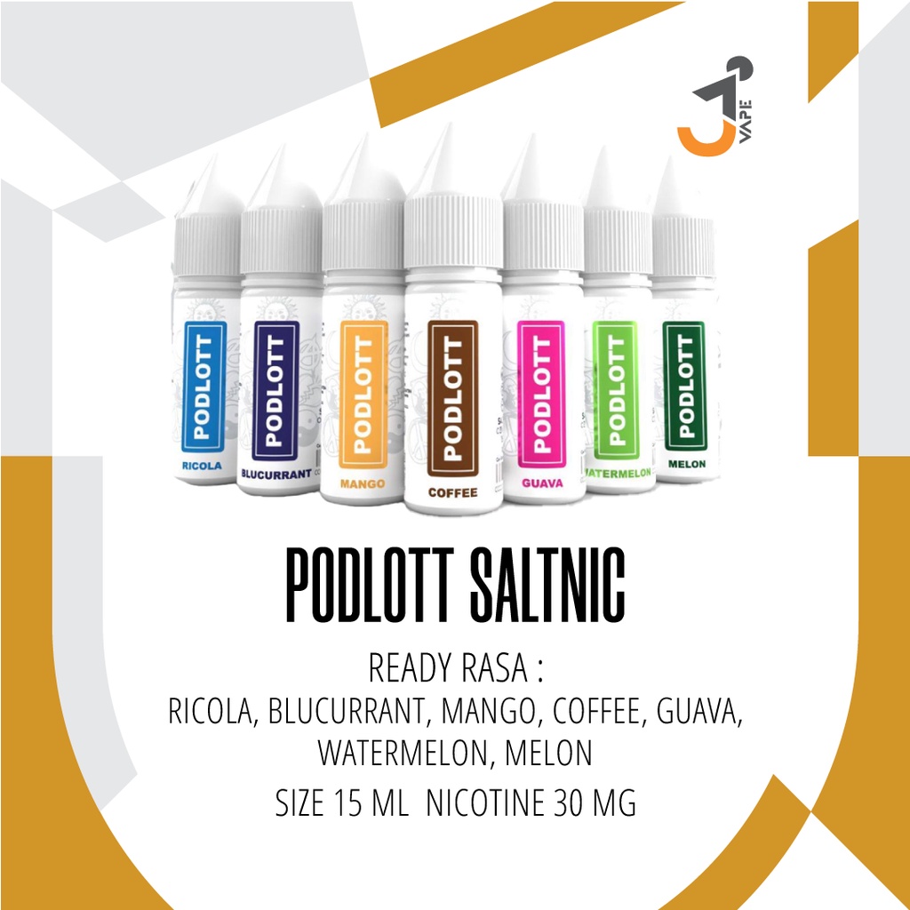 Jual PODLOTT SALT SERIES 15ML BY SLANK X VAPEZOO X TIGAC E-LIQUID ...