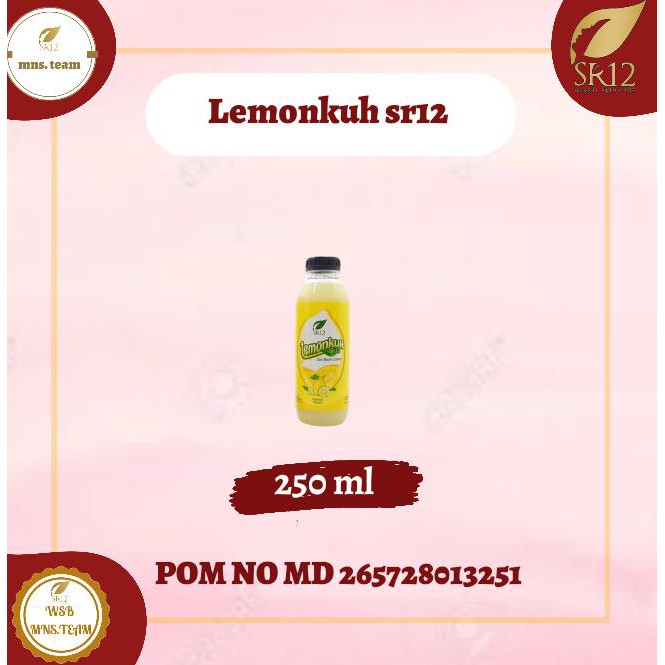 Jual LEMONKUH SR12 // MINUMAN NUTRISI // UNTUK MENAMBAH IMUN TUBUH ...