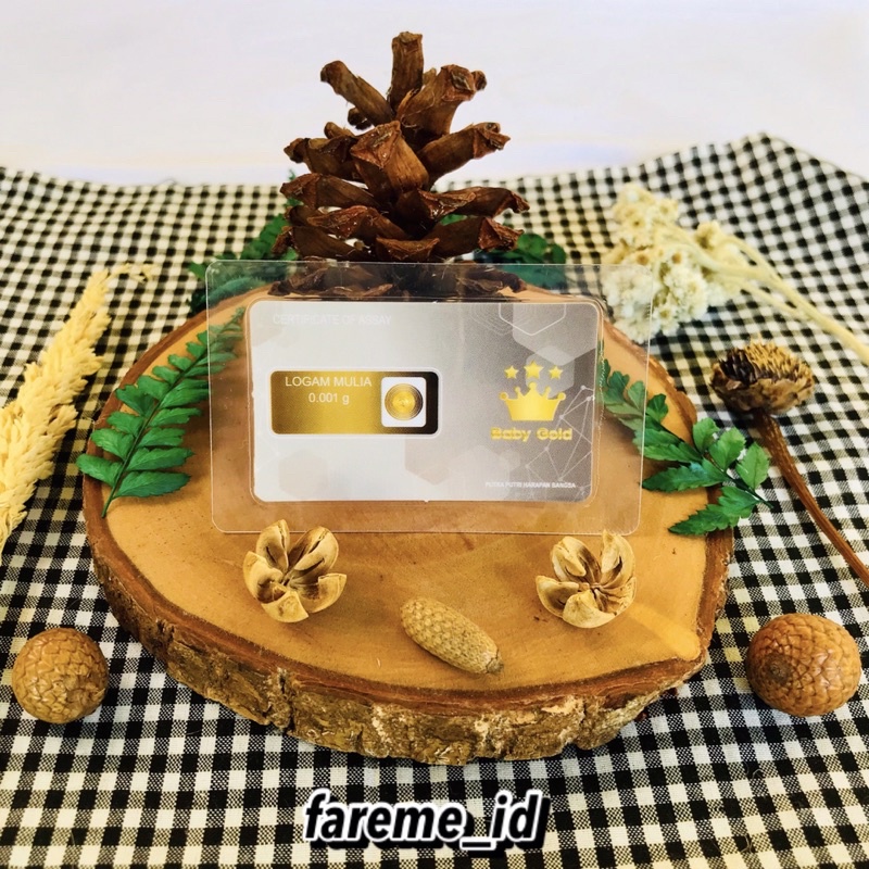 Jual [COD] MINI GOLD BABYGOLD PVC TERBARU / EMAS MINI LOGAM MULIA 0,001 ...