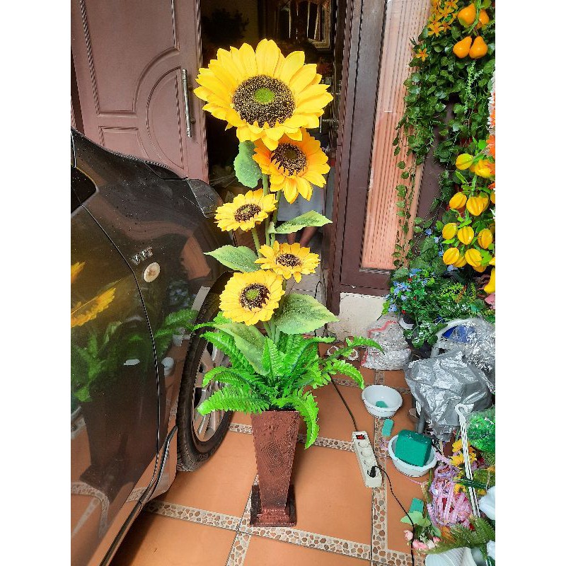 Jual Artificial bunga/pohon matahari jumbo/bunga plastik /bunga pojok ...
