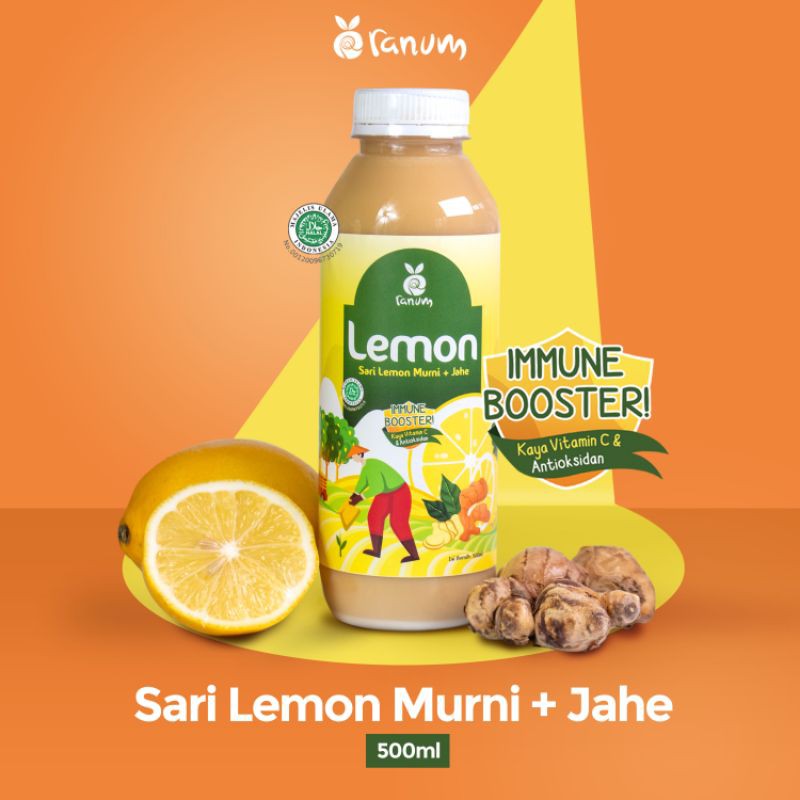 Jual Sari Lemon + JAHE (500 ml) | 100% Fresh Lemon Peras & Jahe Asli ...