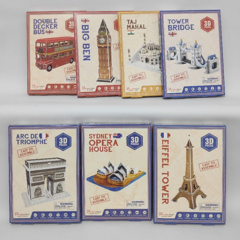 Jual Puzzel 3D City Iconic Series (Original Produk) | Shopee Indonesia