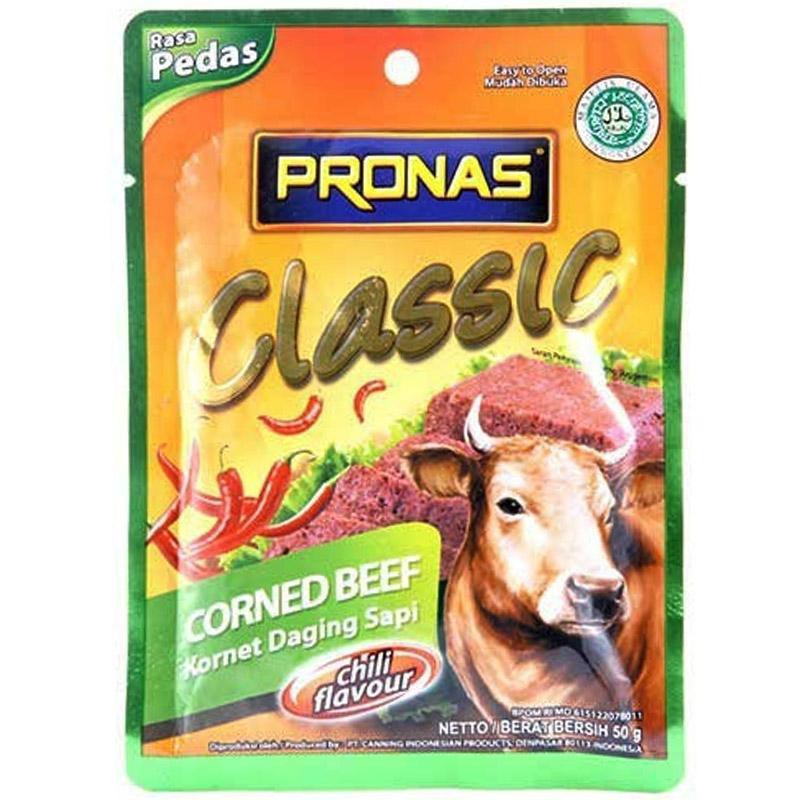 Jual Pronas Classic Corned Beef Chili 50 g | Shopee Indonesia