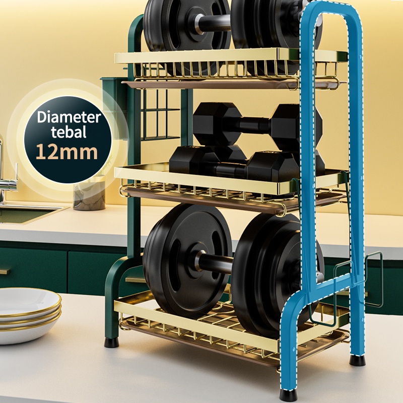 Jual Rak Piring Stainless Steel Rak Dapur Cuci Piring Wastafel Rak ...