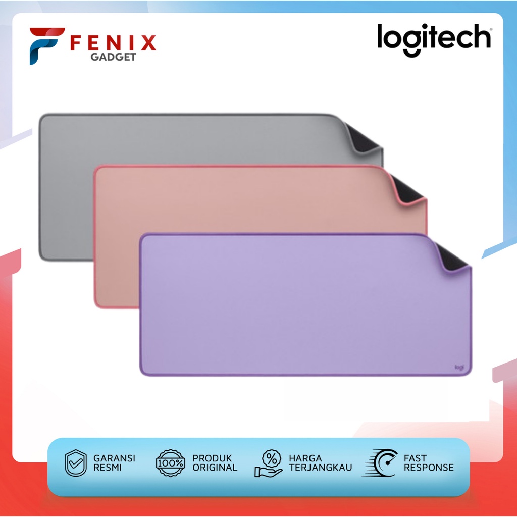 Jual Logitech Desk Mat Studio Series Mouse Pad XL Polos Anti Slip ...