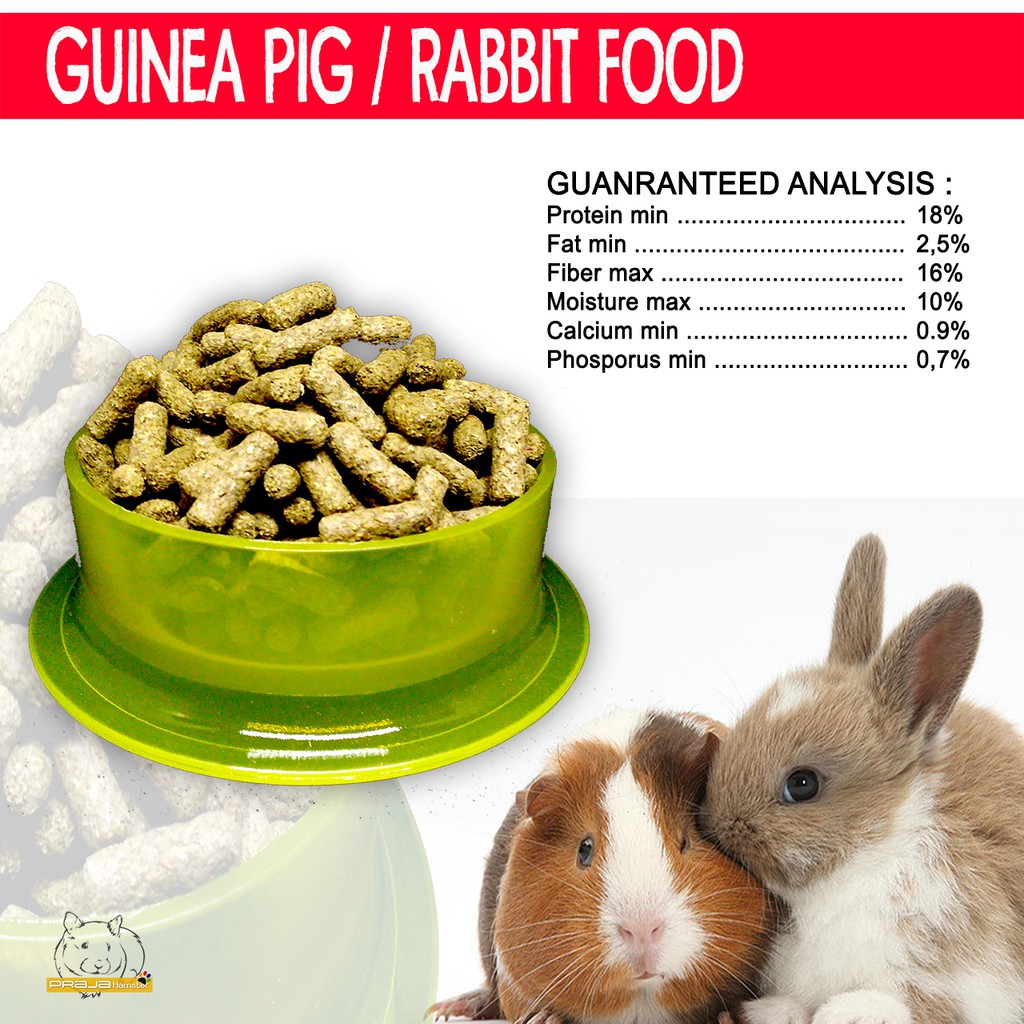 Jual Makanan Marmut Guinea Pig dan Kelinci Full Vitamin 1Kg | Shopee ...