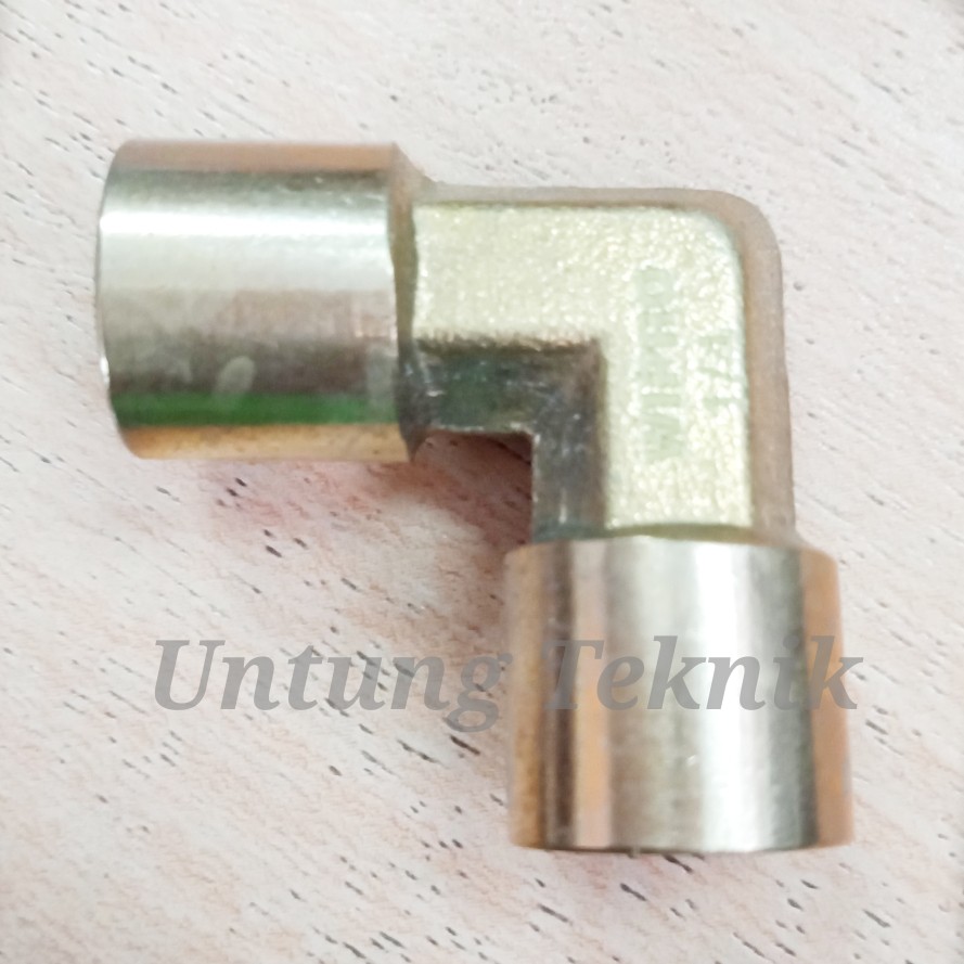 Jual WIPRO 1/4" Knee - Elbow Kuningan HD - Sambungan L FF | Shopee ...