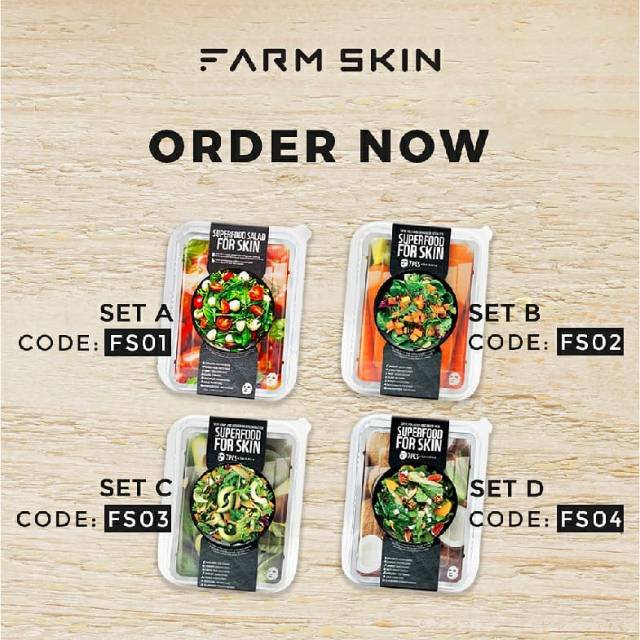 Jual Farm Skin Super Salad for Skin Mask ( 1 Sheet Mask isi 7 Jenis ...