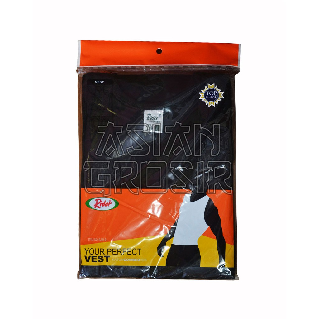 Jual Rider R224BWH Pakaian Dalam Pria / Tank Top Kerah Bulat O-Neck ...