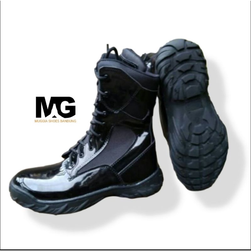 Jual Sepatu pdl model nikee adidass kilap tampa semir sepatu pdl tni ...