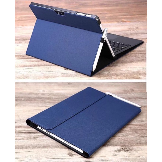 Jual Microsoft Surface Pro 4 / 5 / 6 / 7 7+ Leather Flip Cover Kulit ...