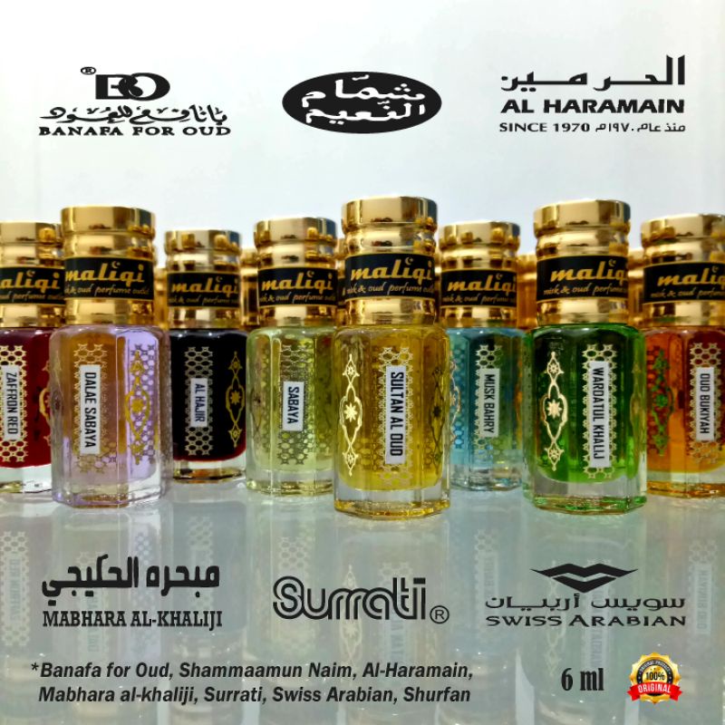 Jual Parfum Arab Parfum Sholat Parfum Sunnah isi 6ml Asli Saudi Banyak ...