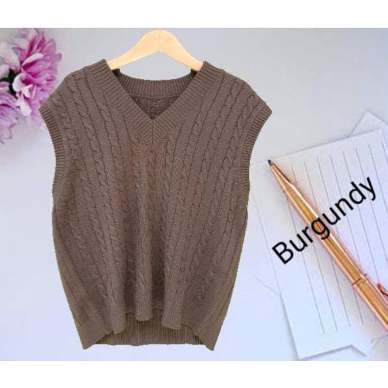 Jual Rompi rajut premium / vest rajut / rompi azura | Shopee Indonesia