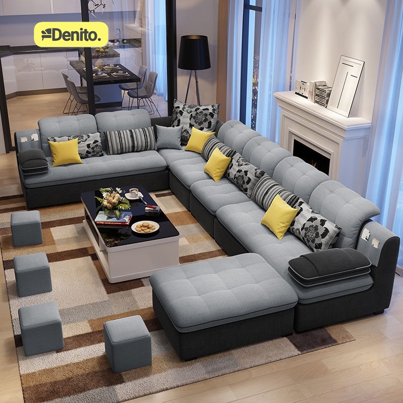 Jual Sofa Bludru Minimalis Letter U Mewah | Shopee Indonesia