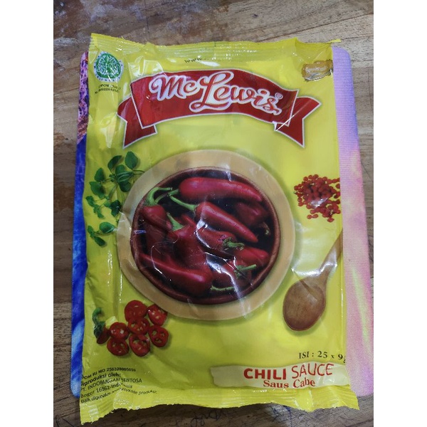 Jual mc lewis Chili sauce sachet 9gr | Shopee Indonesia