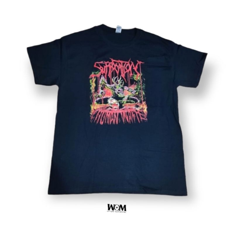 Jual Kaos Band Suffocation _ Human Waste | Shopee Indonesia