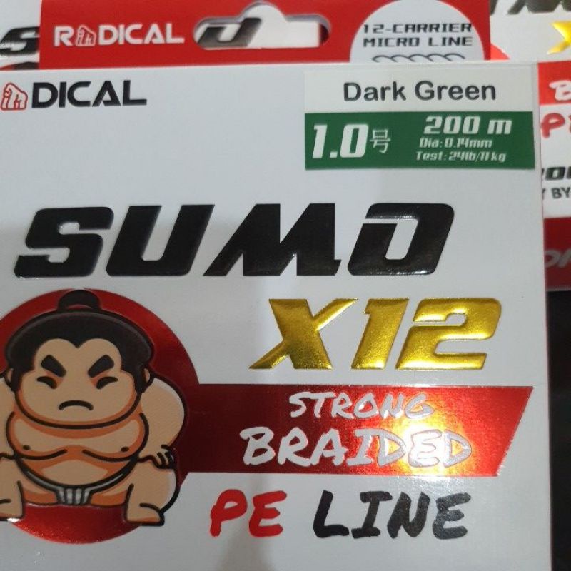 Jual PE radical Sumo X12 200meter | Shopee Indonesia
