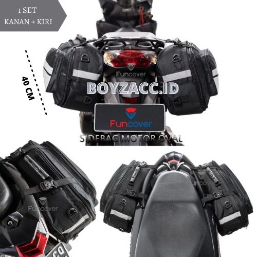 Jual Tas Motor Touring SET Tas motor samping Sidebag motor Side Bag Oval Uni versal semua ...