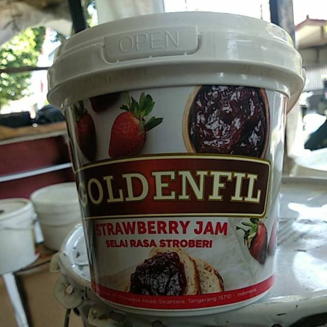 Jual Goldenfil Selai Strawberry 1kg | Shopee Indonesia