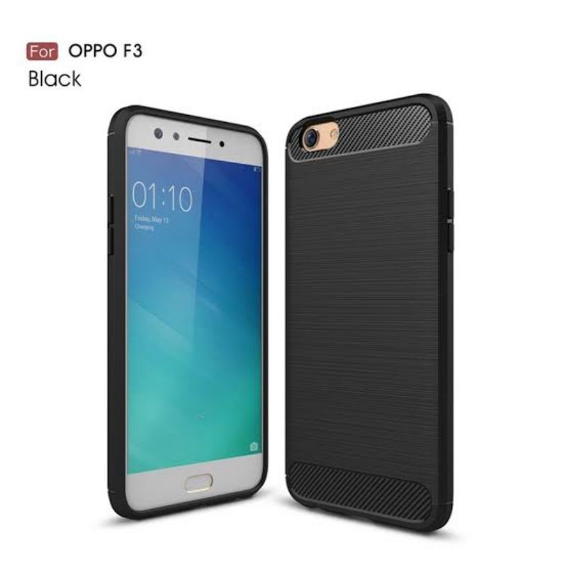 Jual OPPO F3 CASE SLIM FIT CARBON SOFTCASE FIBER MULTI IPAKY CARBON ...