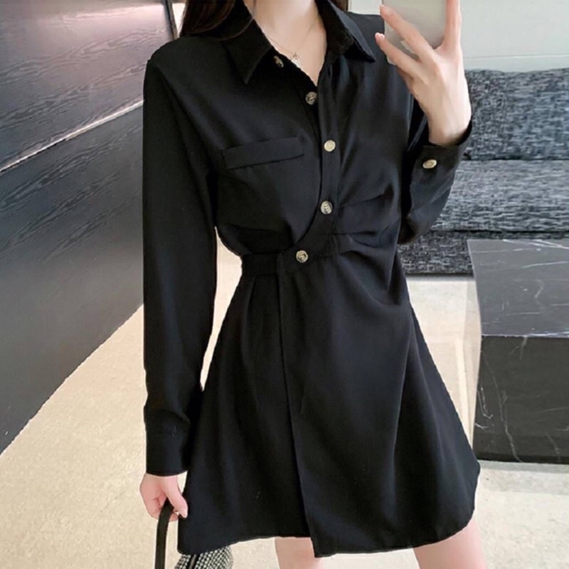 Jual Berry Dress Korean Formal Casual Kerah Kerja Kantor Sopan Rapi ...