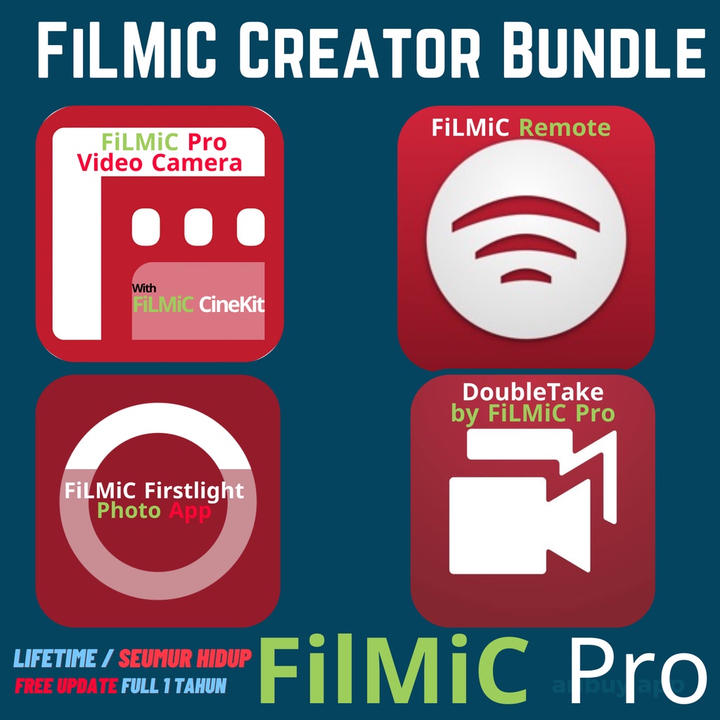 Jual Paket FiLMiC Creator Bundle PRO PREMIUM for iOS & Android with ...