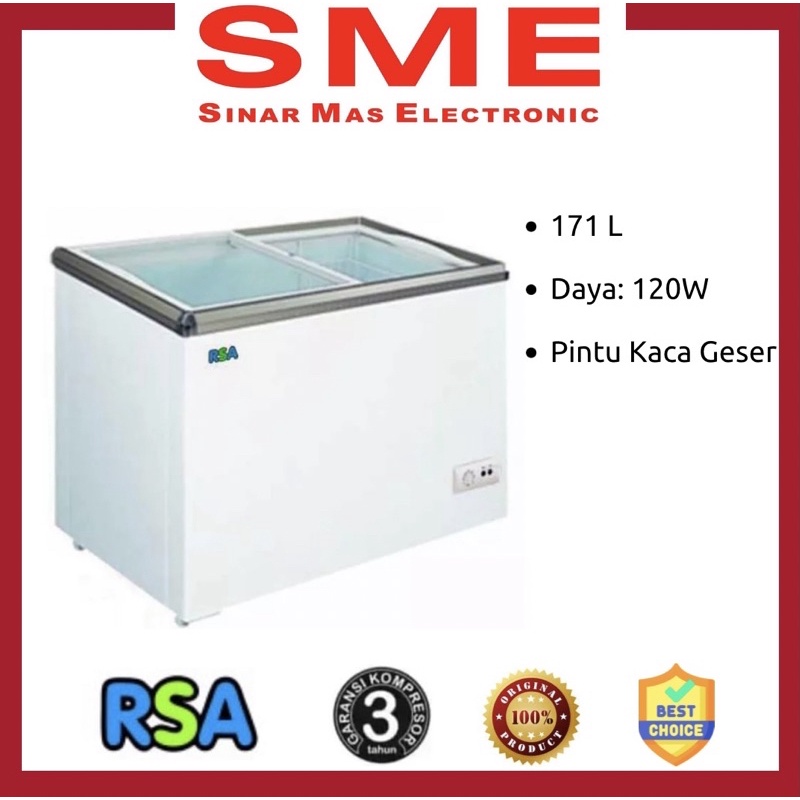 Jual Chest Freezer / Cooler Box Frozen Food Daging 100 / 200/ 300 L RSA ...