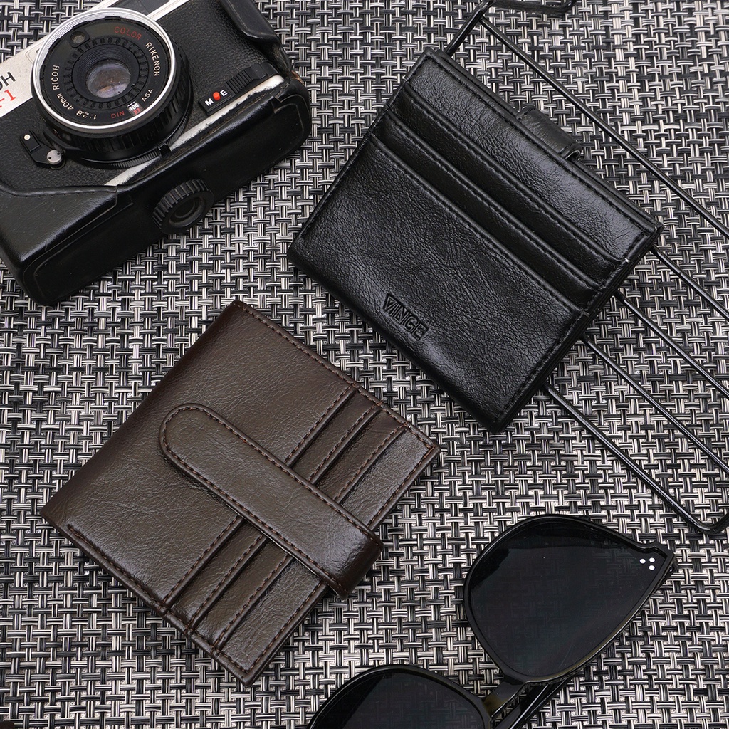 Jual VINGE VILHEM - Dompet Pria Wanita Card Holder Kartu | Shopee Indonesia