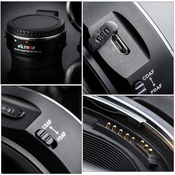 Jual Viltrox EF-NEX IV Lensa Adapter for Canon Lens to SONY E Mount ...