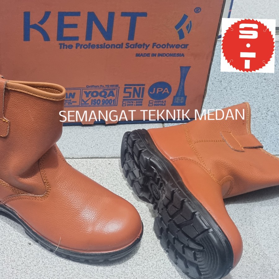 Jual 68460 KENT SEPATU SAFETY INDUSTRIAL SHOES BOOT BOOTS BROWN COKLAT ...
