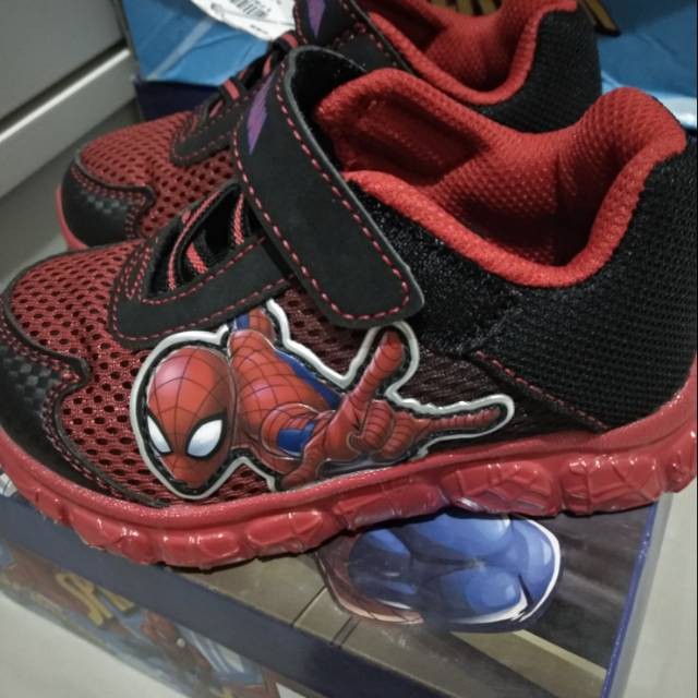 Jual Sepatu anak sepatu Marvel sepatu spiderman sepatu anak TK sepatu ...