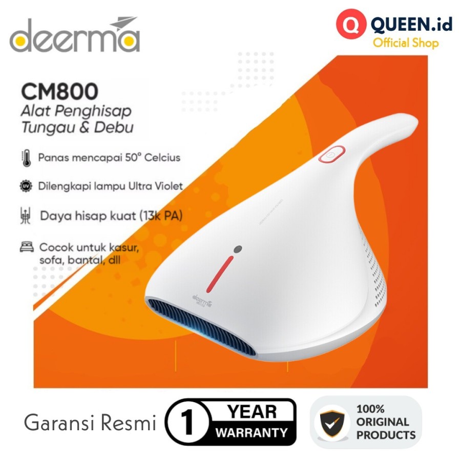 Jual Deerma CM800 UV Anti Dust Mite Wired Vacuum Cleaner Portable - Penyedot Debu Anti Tungau ...