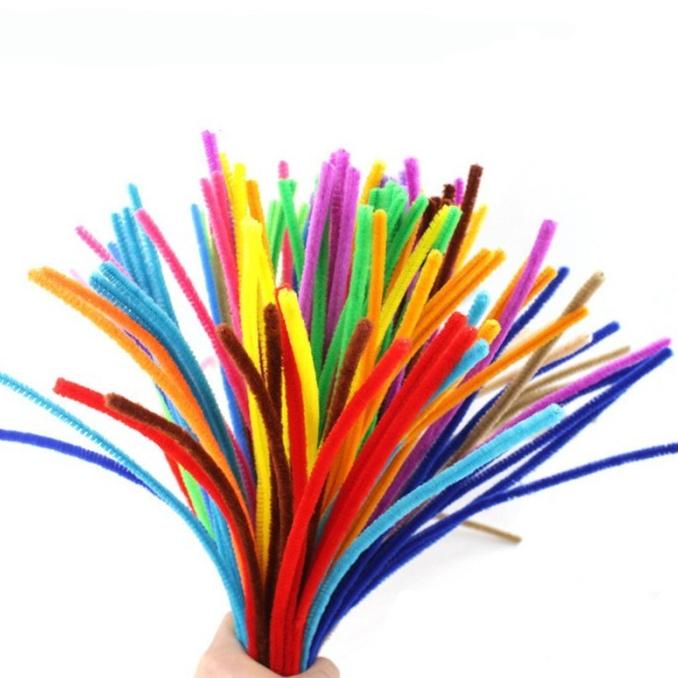 Jual Pipe Cleaner Mainan Kawat Bulu Mercy untuk Sensory dan Montessori ...