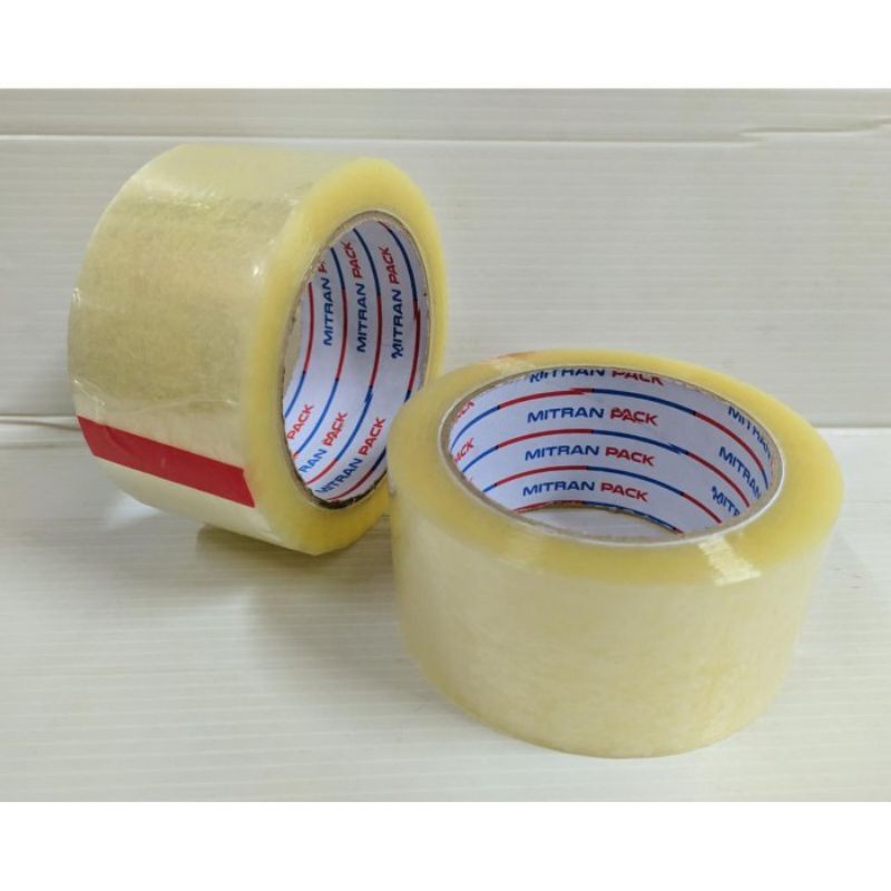 Jual Lakban Bening SPOT TAPE/Mitran Pack 90YARD 2INCHI | Shopee Indonesia