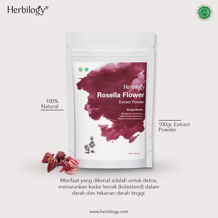 Jual Herbilogy Rosella Extract Powder 100g | Shopee Indonesia
