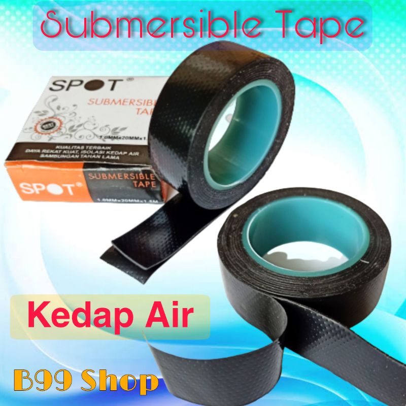 Jual Submersible Tape / Isolasi Kabel Listrik Kedap Air / Rubber Tape ...